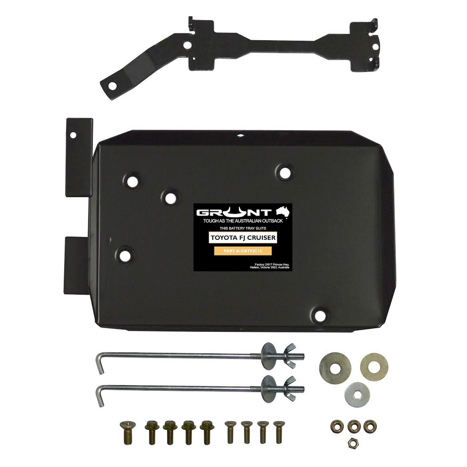 Grunt 4x4 dual battery tray for Toyota FJ Cruiser 2010-2019 1GR-FE V6
