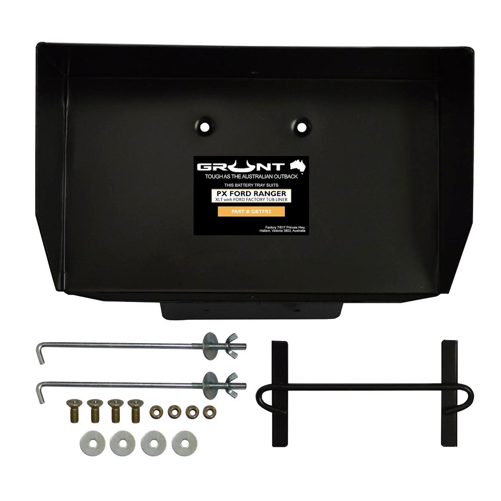 Grunt 4x4 dual battery tray for Ford Ranger PX PX2 2011-2019 2.2 3.2 t