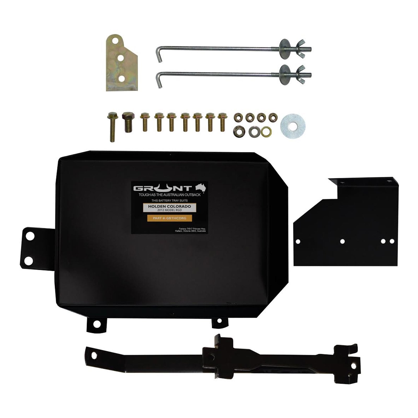 Grunt 4x4 Dual battery tray Holden Colorado RG ute RG7 wagon 2.8 Color