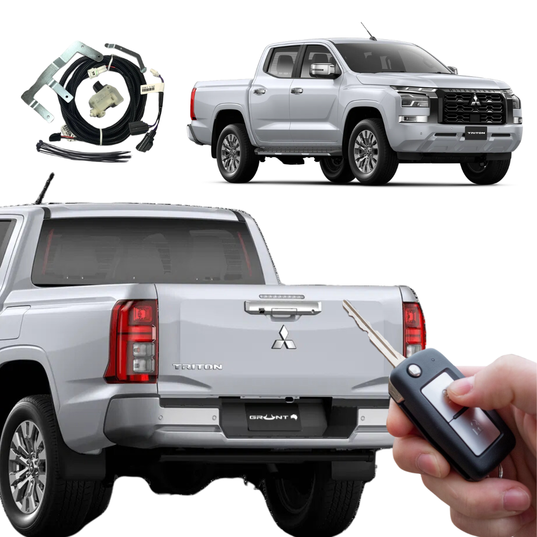 Grunt 4x4 Tailgate Central Locking Kit for Mitsubishi Triton MV 2023